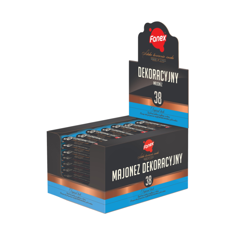 Majonez dekoracyjny - Majonez Fanex 38 w saszetkach