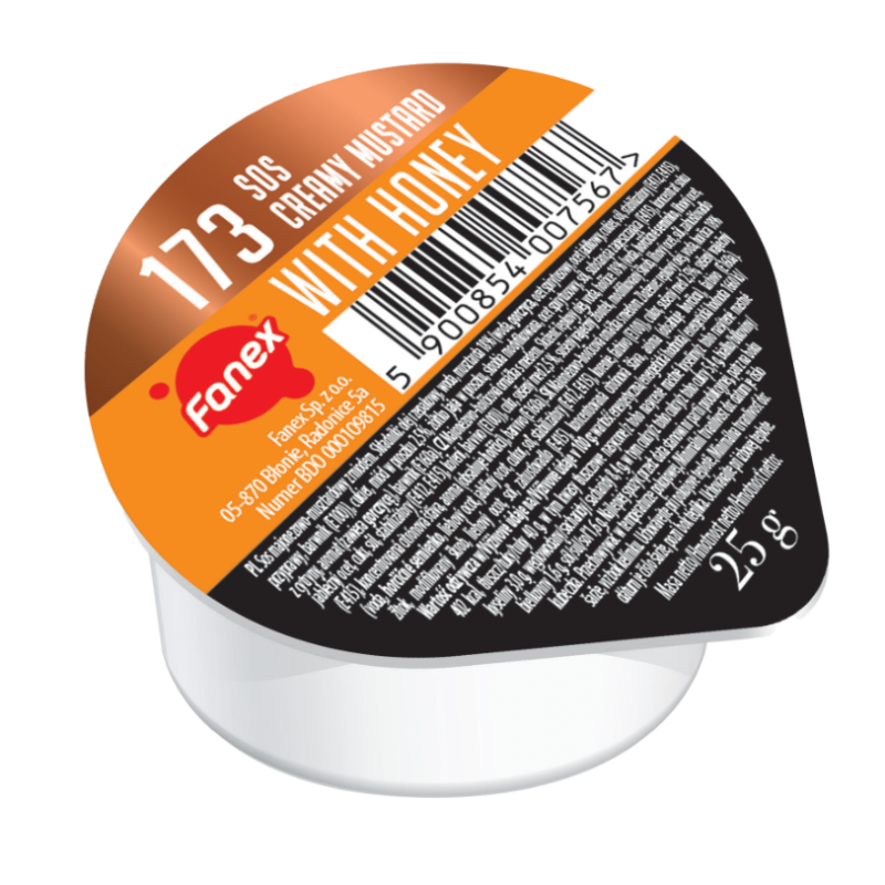 Sos Fanex 173 Creamy honey mustard w kubeczkach
