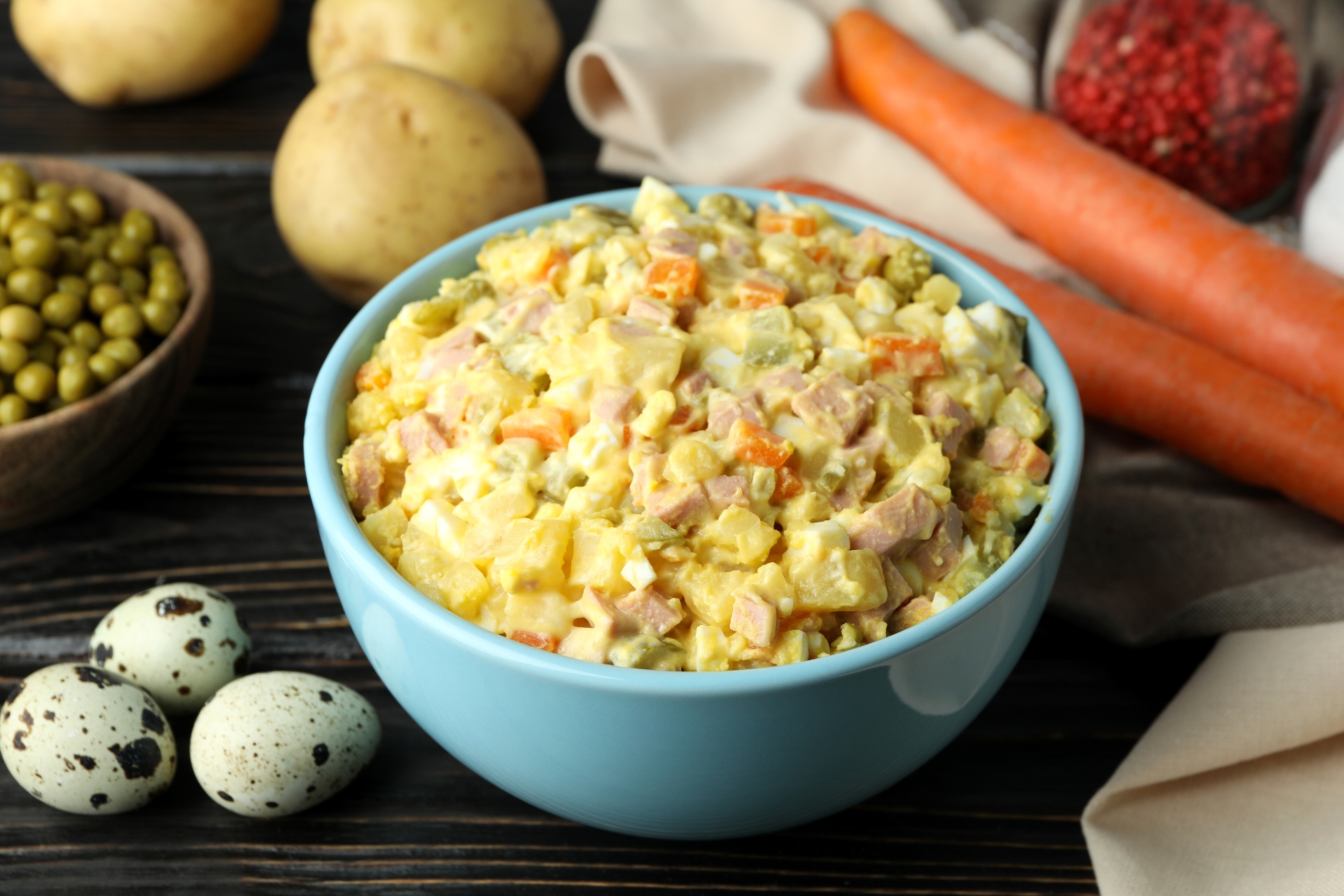 Przepis na sałatkę jarzynową z majonezem FANEX | Fanex - Blog